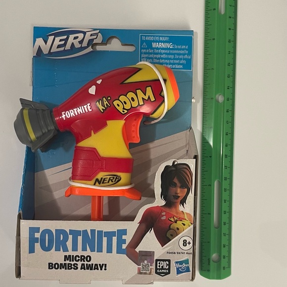 Nerf | Toys | Nerf Blaster Fortnite Micro Bombs Away Mini Dart Blaster ...